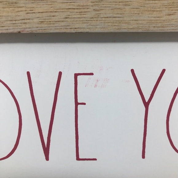 Rae Dunn | Holiday | Rae Dunn I Love You Valentines Wooden Sign | Poshmark